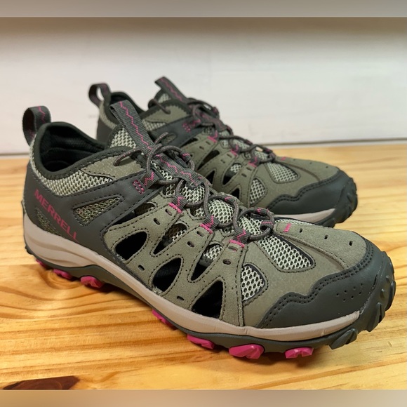 Merrell | Shoes | Merrell Accentor 3 Sieve Women 95 Hiking Shoes Green ...